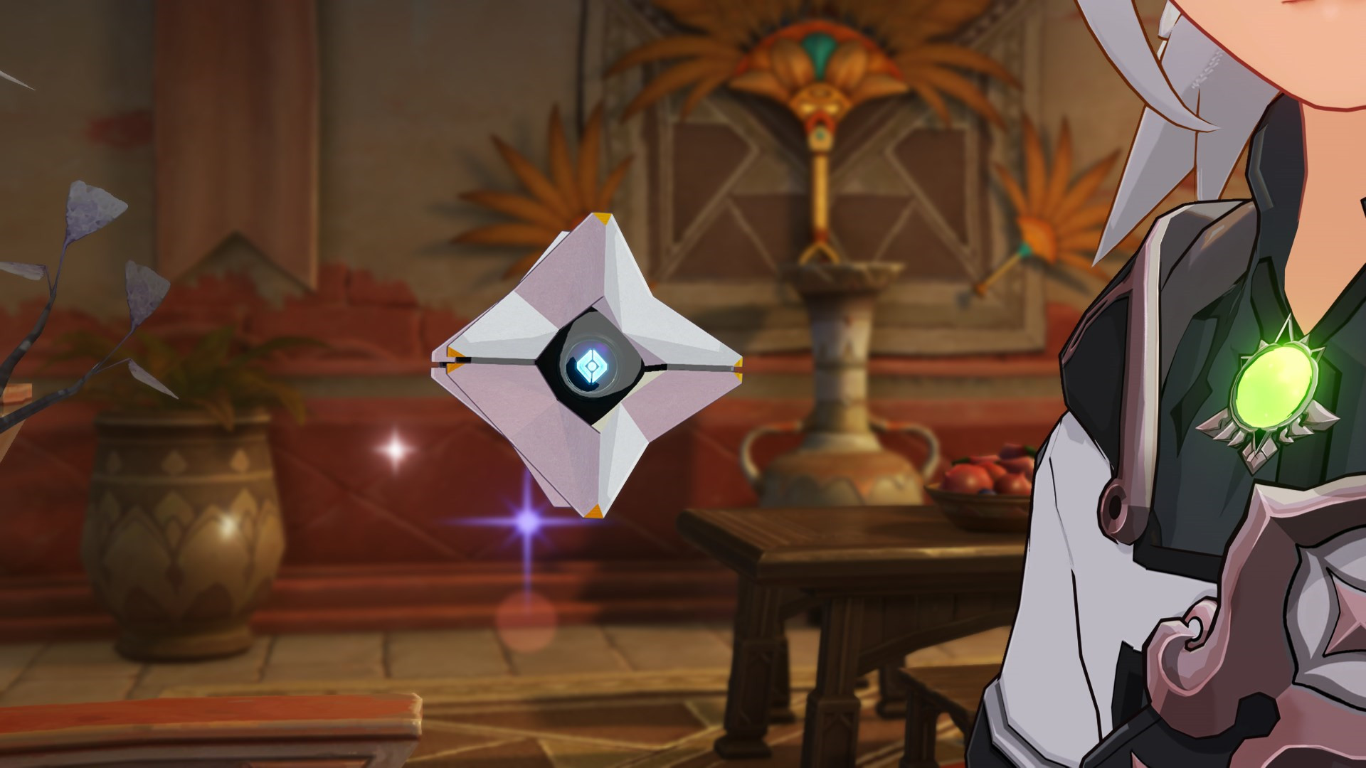 Destiny Ghost over Paimon Mod for Genshin Impact | GI Mods