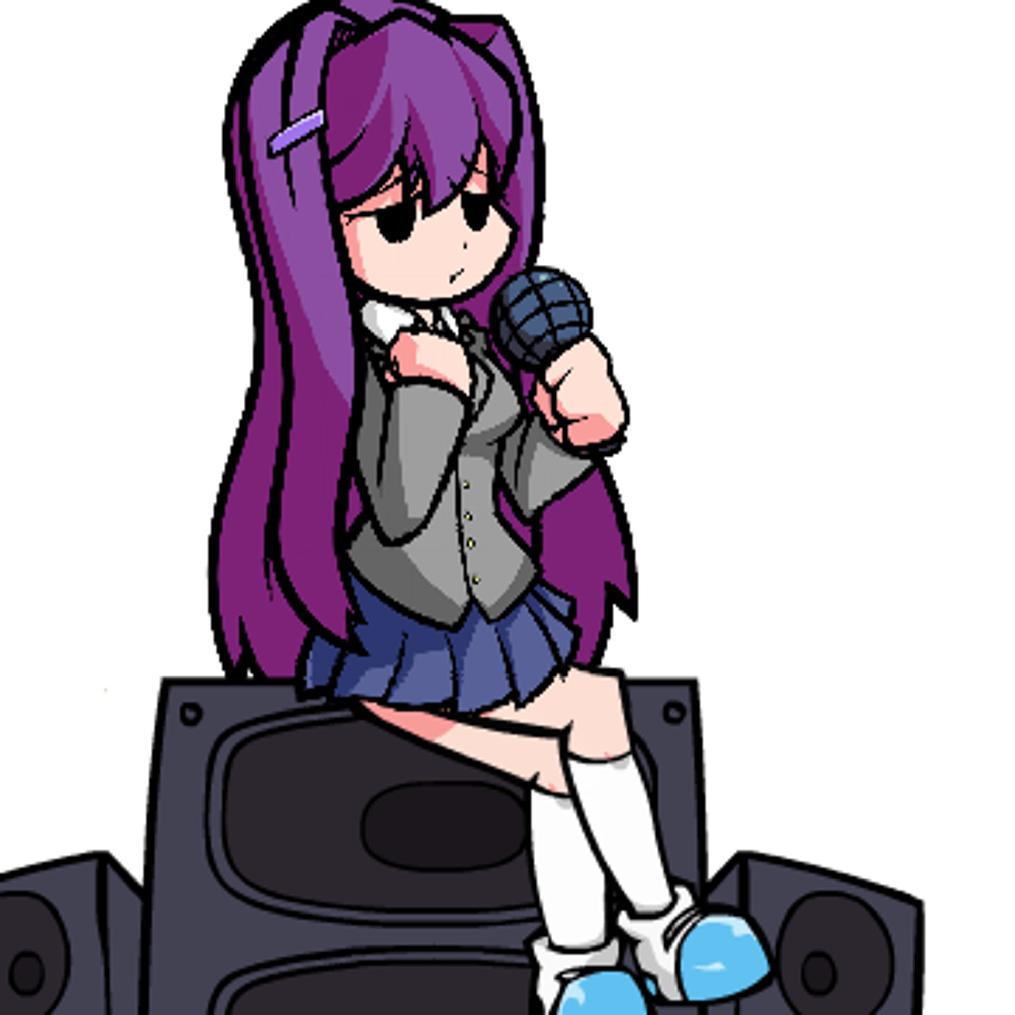 Yuri Over GF Mod for Friday Night Funkin' | FNF Mods