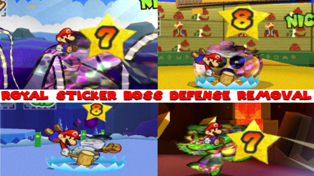 Royal Sticker Boss Defense Removal Mod Mod for Paper Mario: Sticker ...