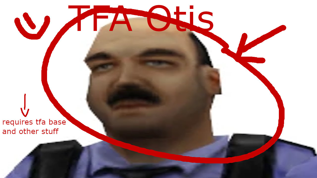 [TFA VOX] Hl:Blue-Shift/op4 Otis Mod for Garry's Mod | GMod Mods