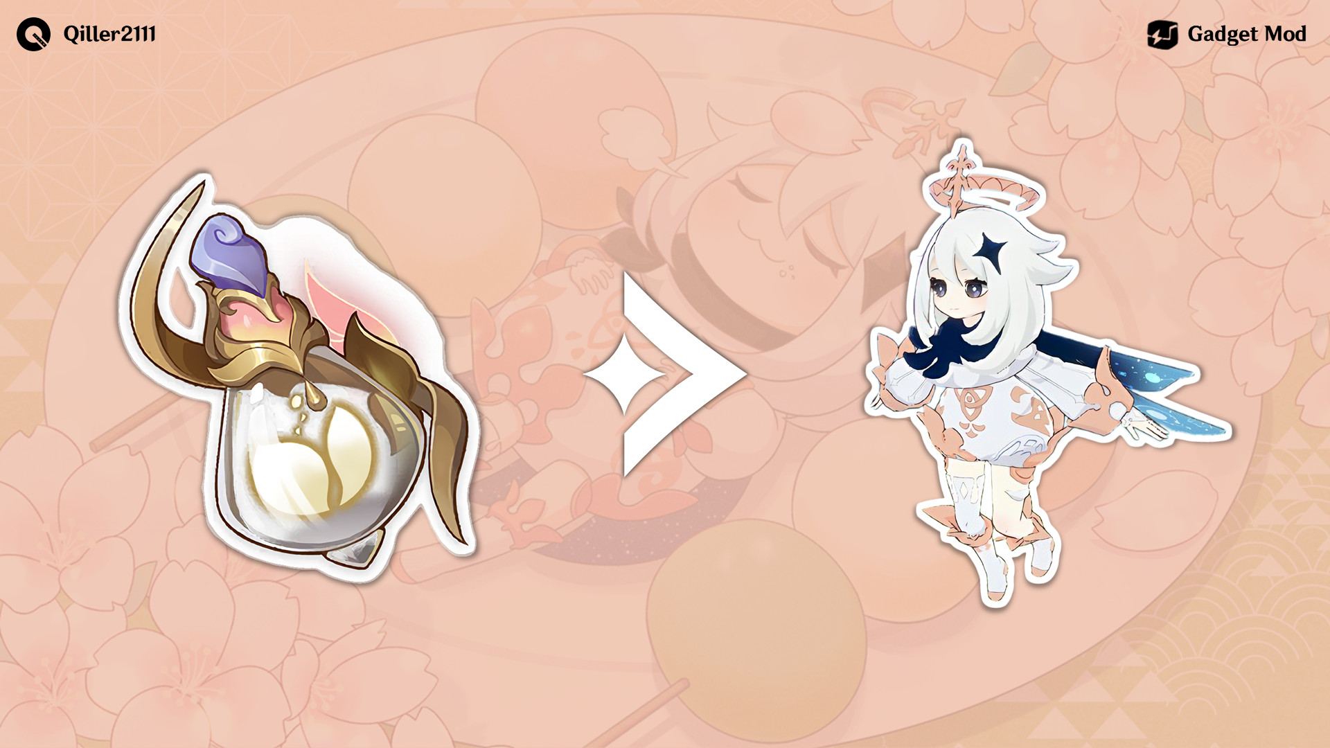 Paimon As Pet [Gadget] Mod for Genshin Impact | GI Mods