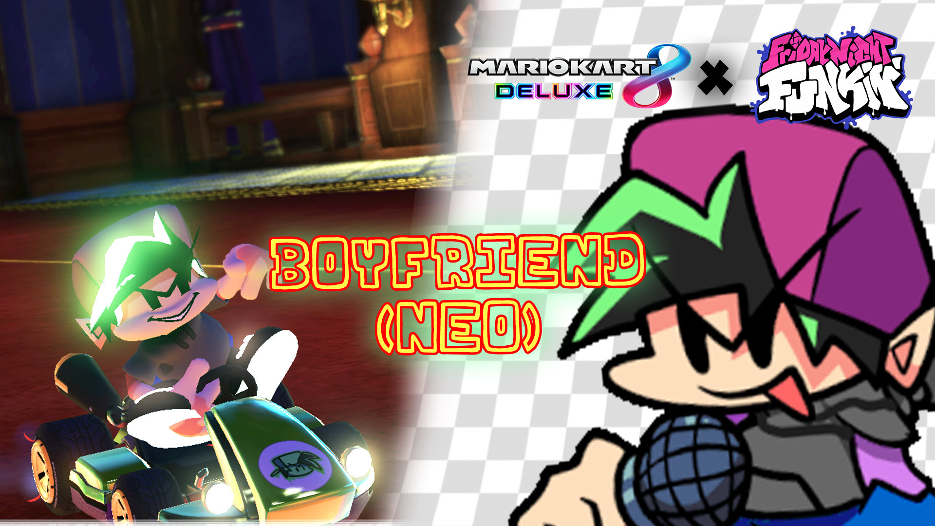 Boyfriend (Neo) Mod for Mario Kart 8 Deluxe | MK8D Mods