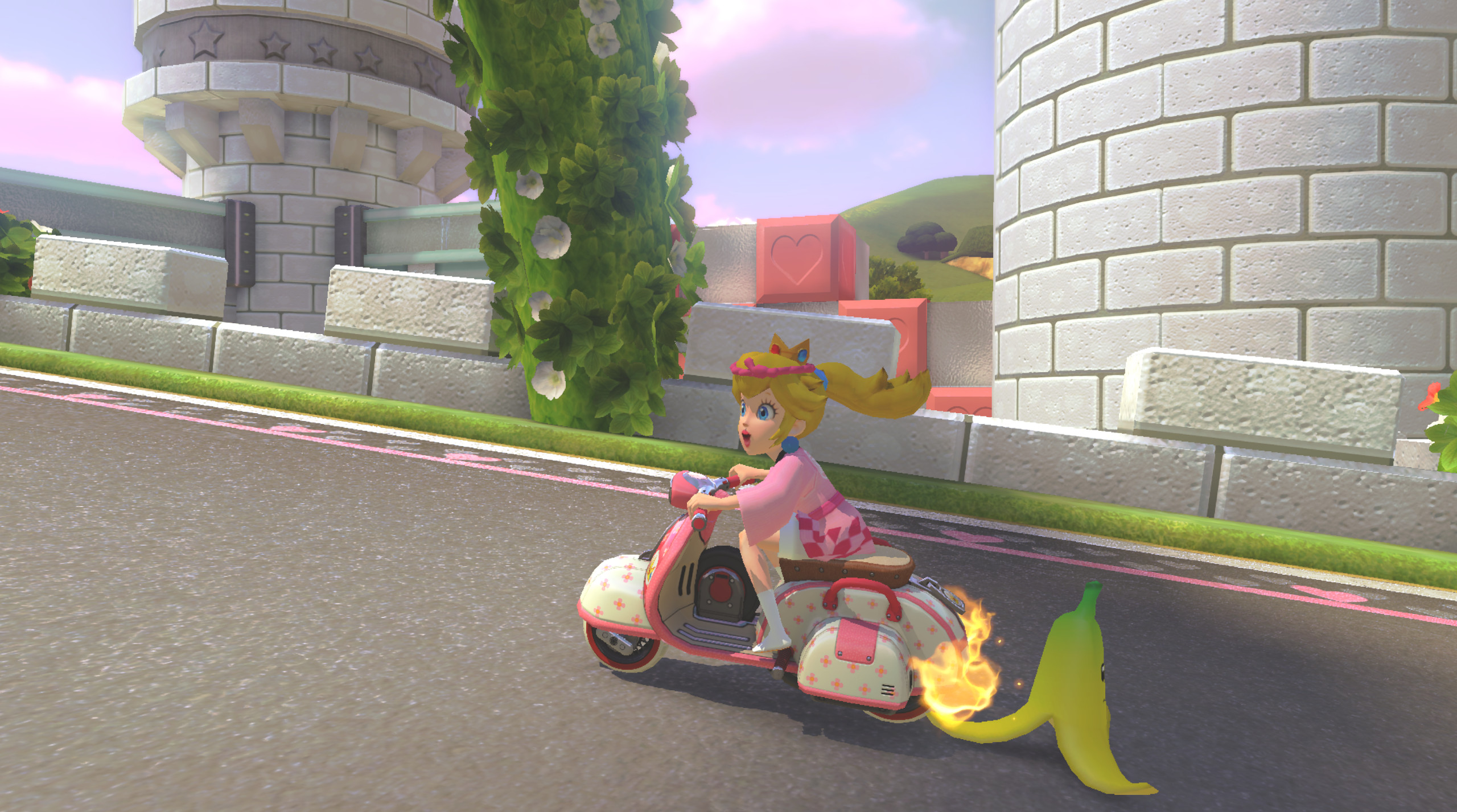 Happi Peach (Mario Kart Tour Port) Mod for Mario Kart 8 Deluxe | MK8D Mods