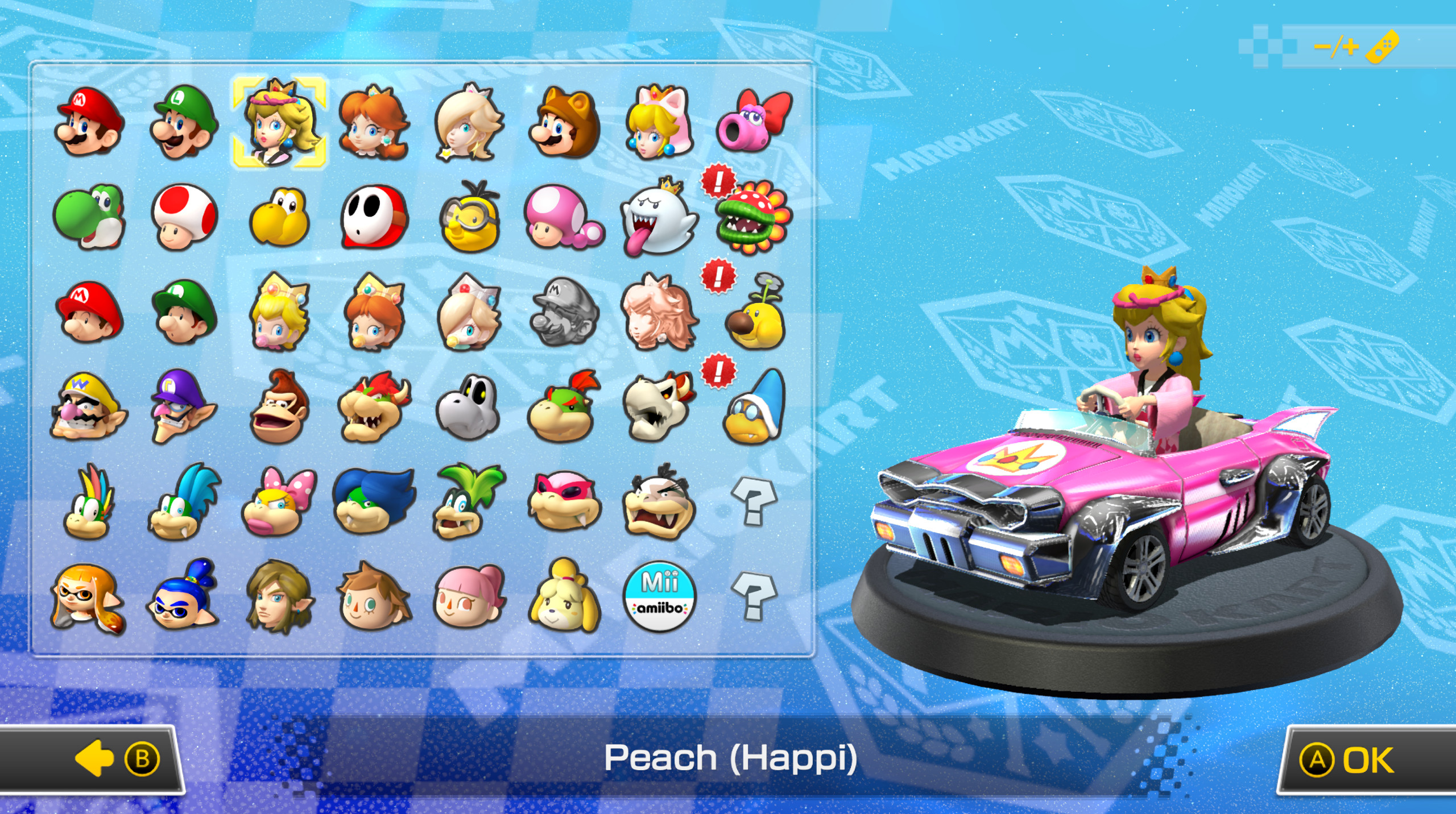 Happi Peach (Mario Kart Tour Port) Mod for Mario Kart 8 Deluxe | MK8D Mods
