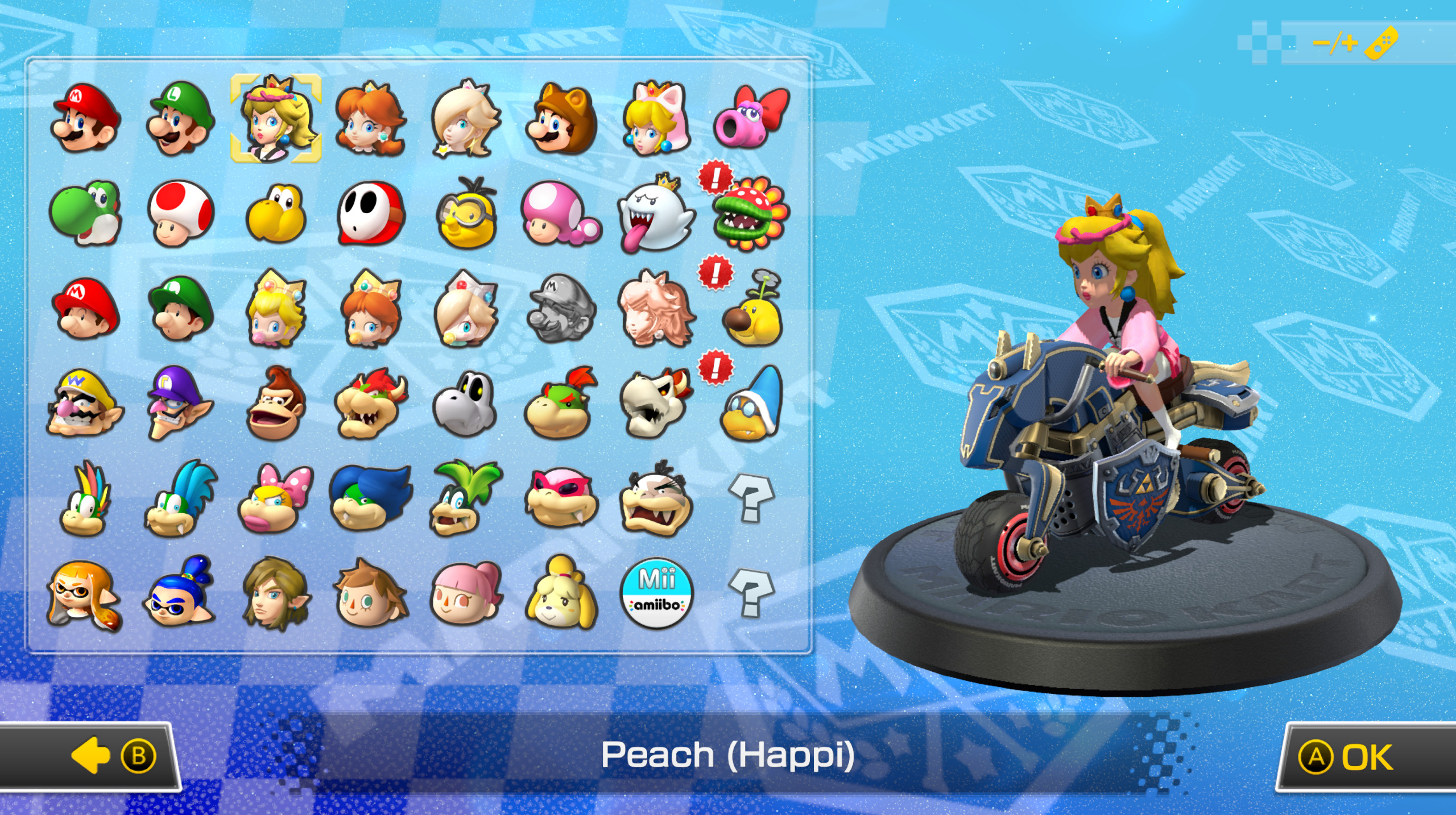 Happi Peach (Mario Kart Tour Port) Mod for Mario Kart 8 Deluxe | MK8D Mods