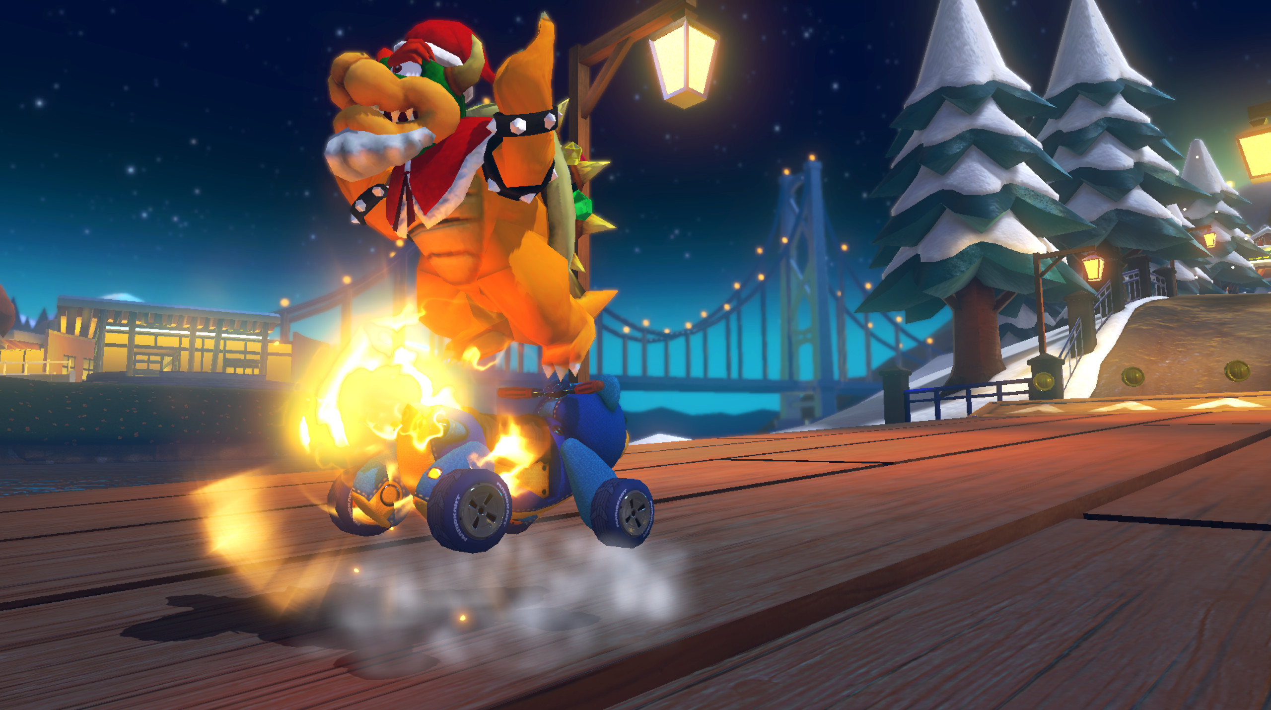 Santa Bowser (Mario Kart Tour Port) Mod for Mario Kart 8 Deluxe | MK8D Mods