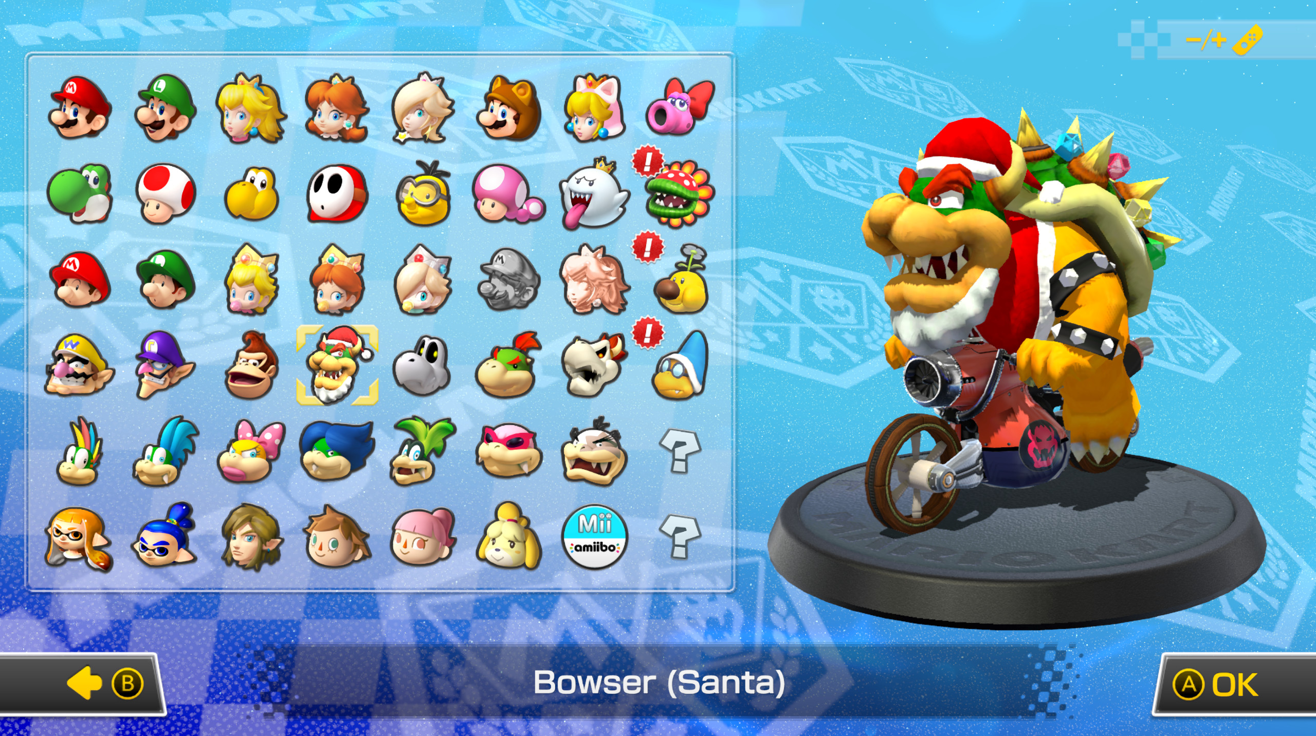 Santa Bowser (Mario Kart Tour Port) Mod for Mario Kart 8 Deluxe | MK8D Mods