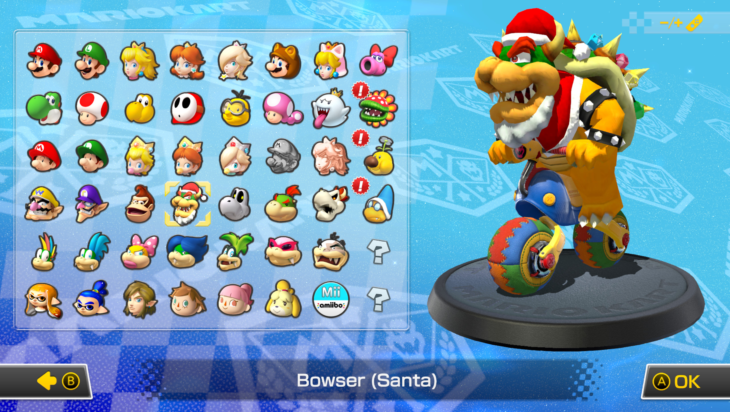 Santa Bowser (Mario Kart Tour Port) Mod for Mario Kart 8 Deluxe | MK8D Mods