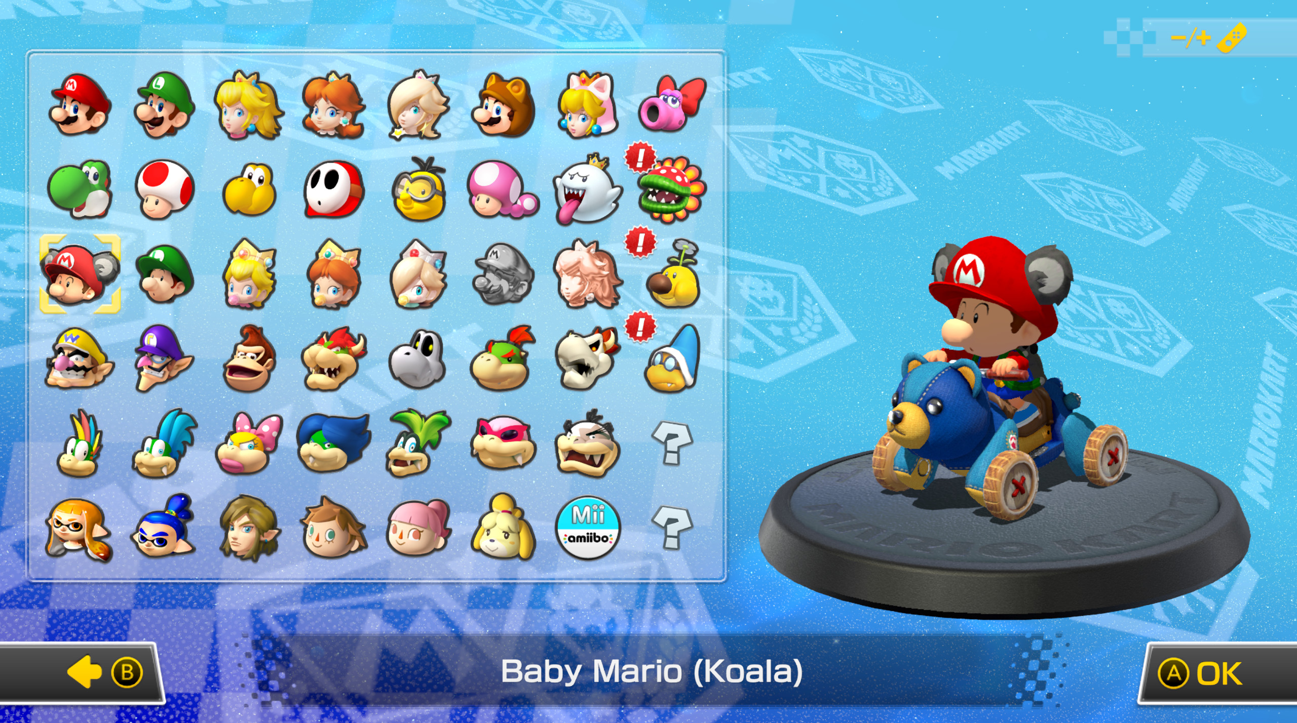 Koala Baby Mario (Mario Kart Tour Port) Mod for Mario Kart 8 Deluxe ...