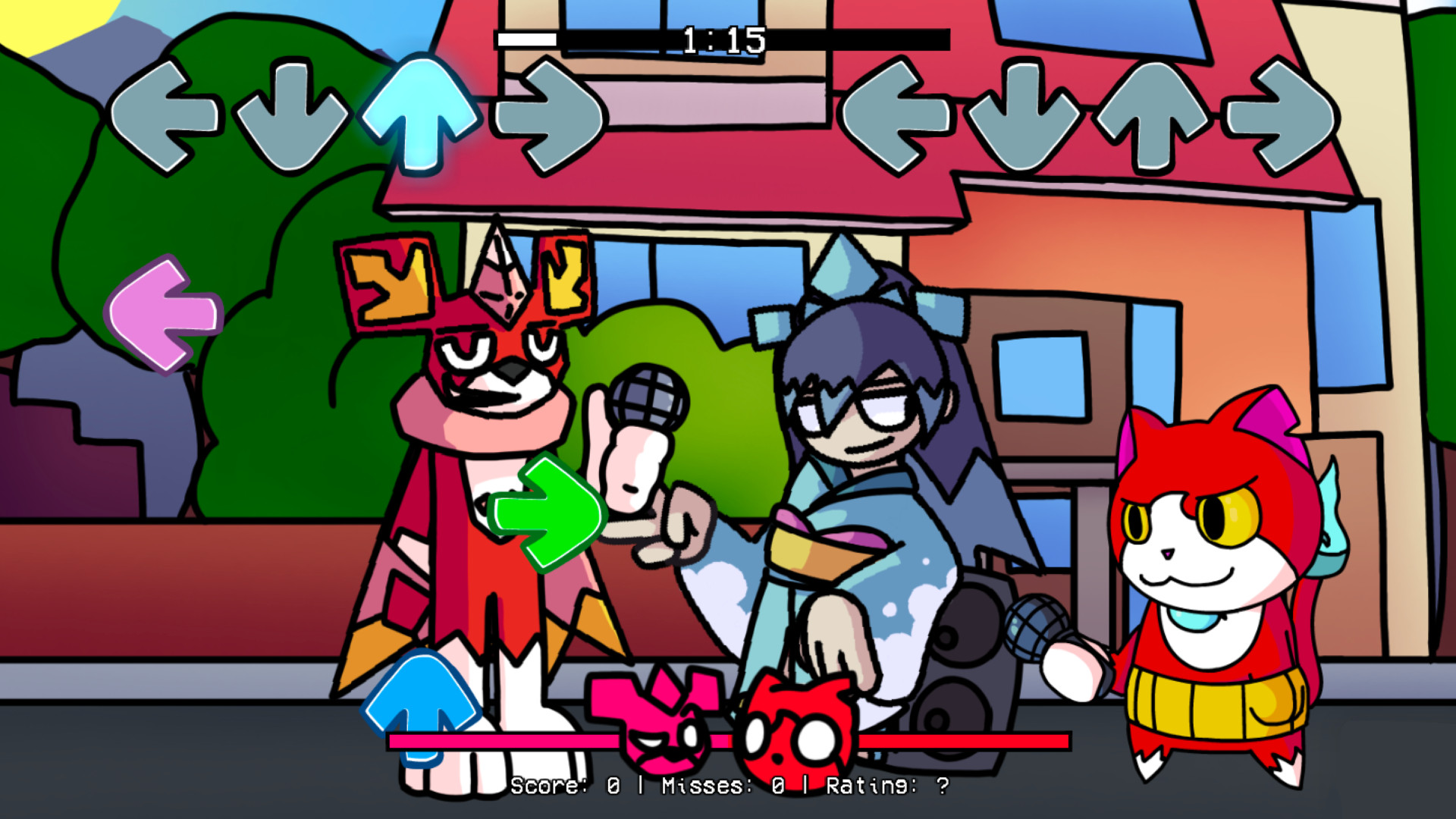 YESTERDAY NIGHT YO-KAI V2 Mod for Friday Night Funkin' | FNF Mods