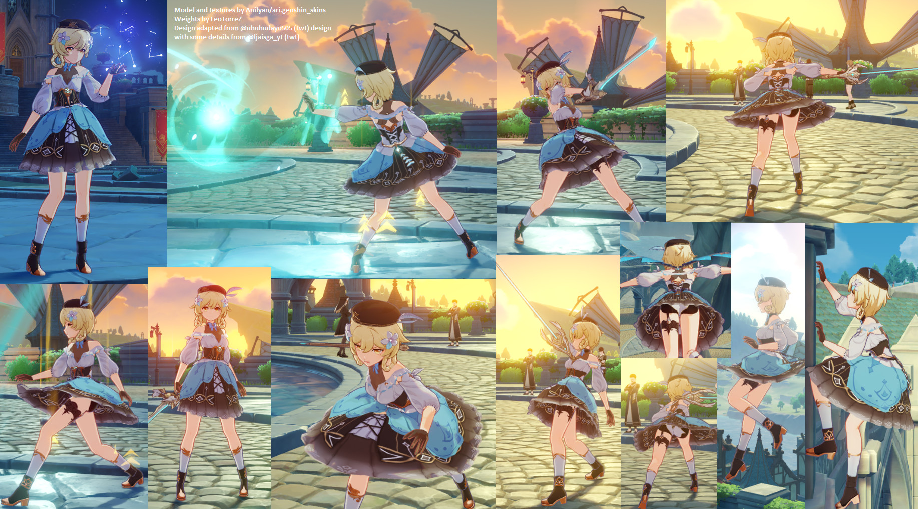 Lumine Fontaine outfit Mod for Genshin Impact | GI Mods