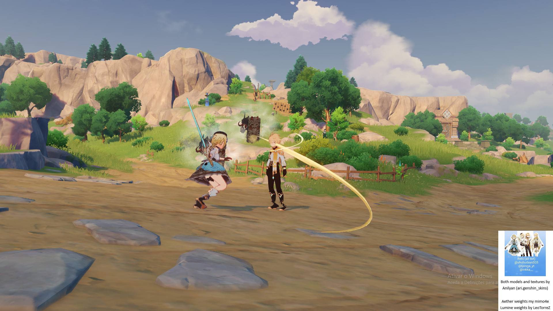 Lumine Fontaine outfit Mod for Genshin Impact | GI Mods