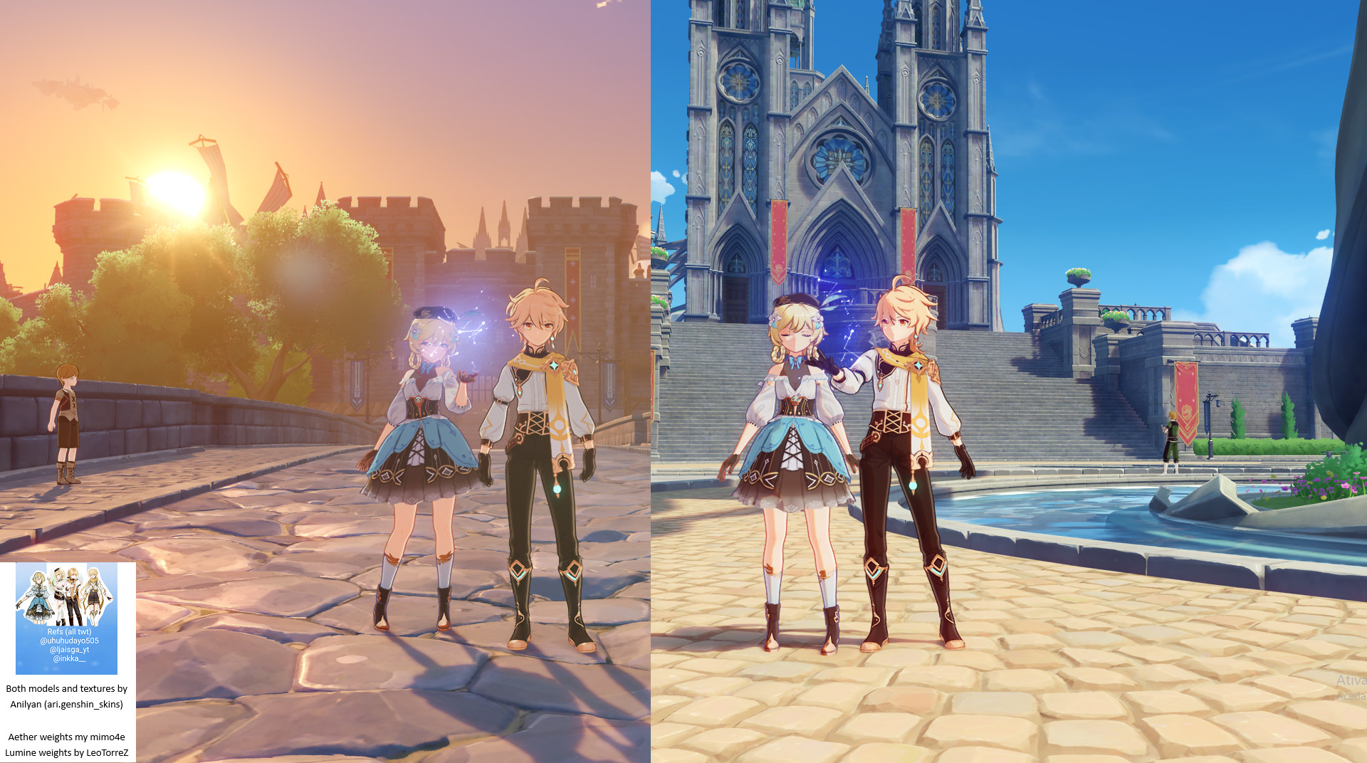Lumine Fontaine outfit Mod for Genshin Impact | GI Mods