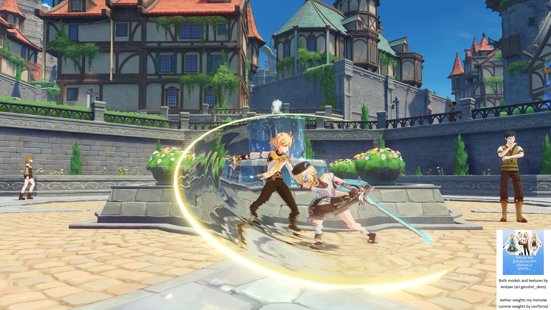 Lumine Fontaine outfit Mod for Genshin Impact | GI Mods