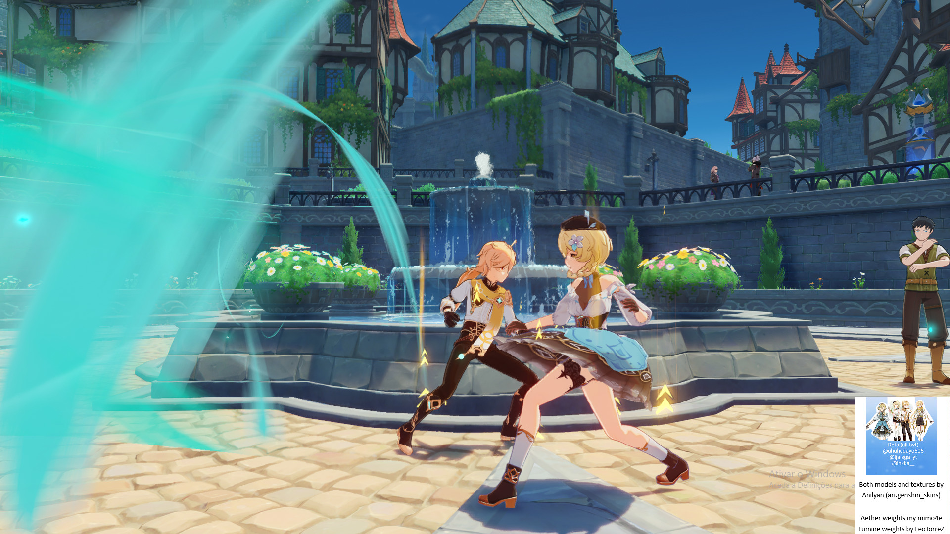 Aether Fontaine outfit Mod for Genshin Impact | GI Mods