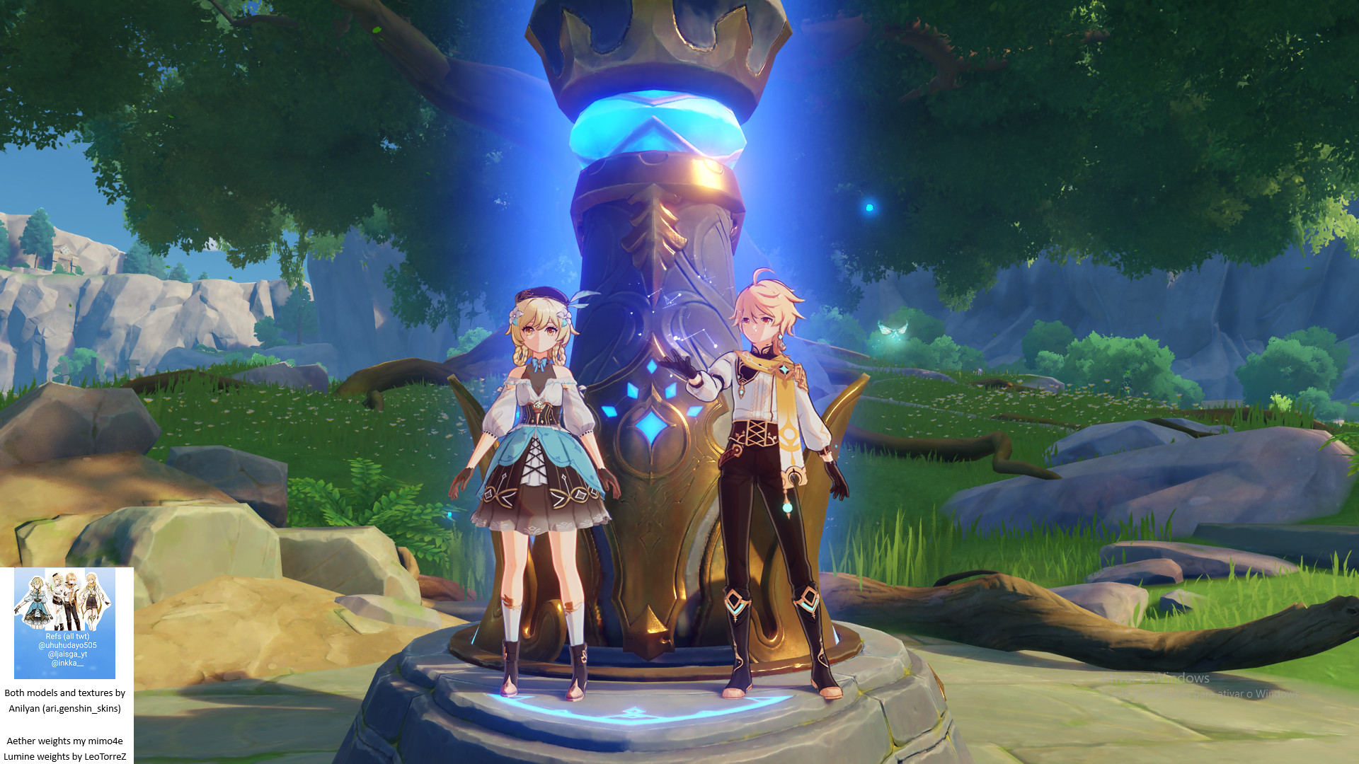 Aether Fontaine outfit Mod for Genshin Impact | GI Mods