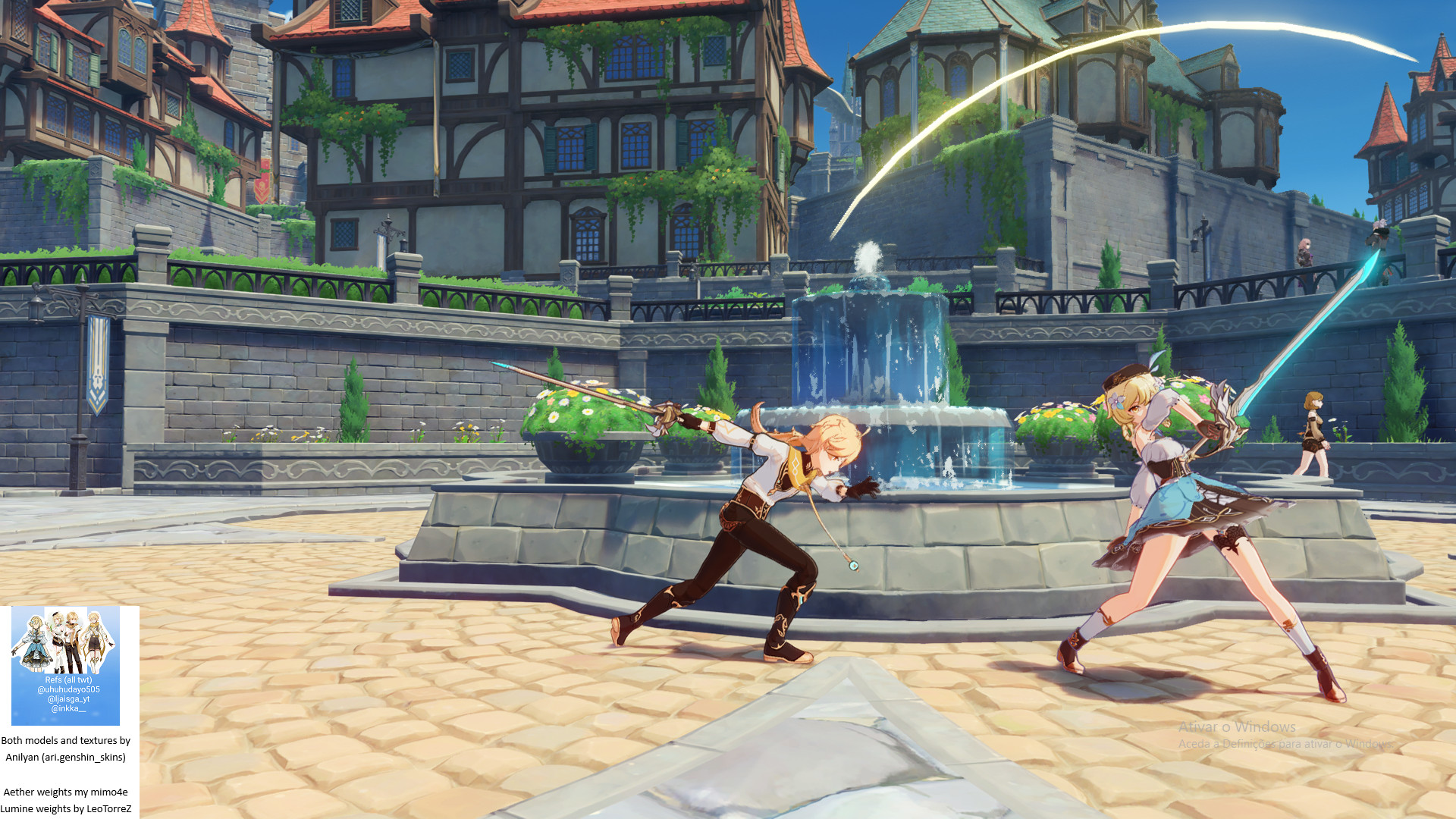 Aether Fontaine outfit Mod for Genshin Impact | GI Mods