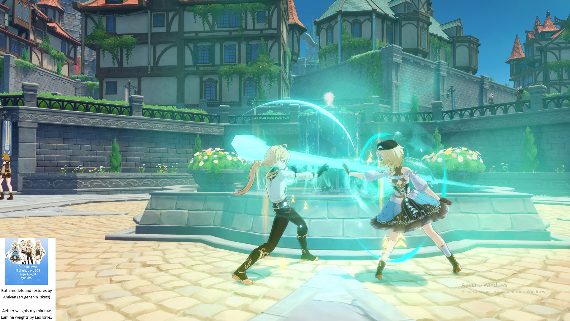 Aether Fontaine outfit Mod for Genshin Impact | GI Mods