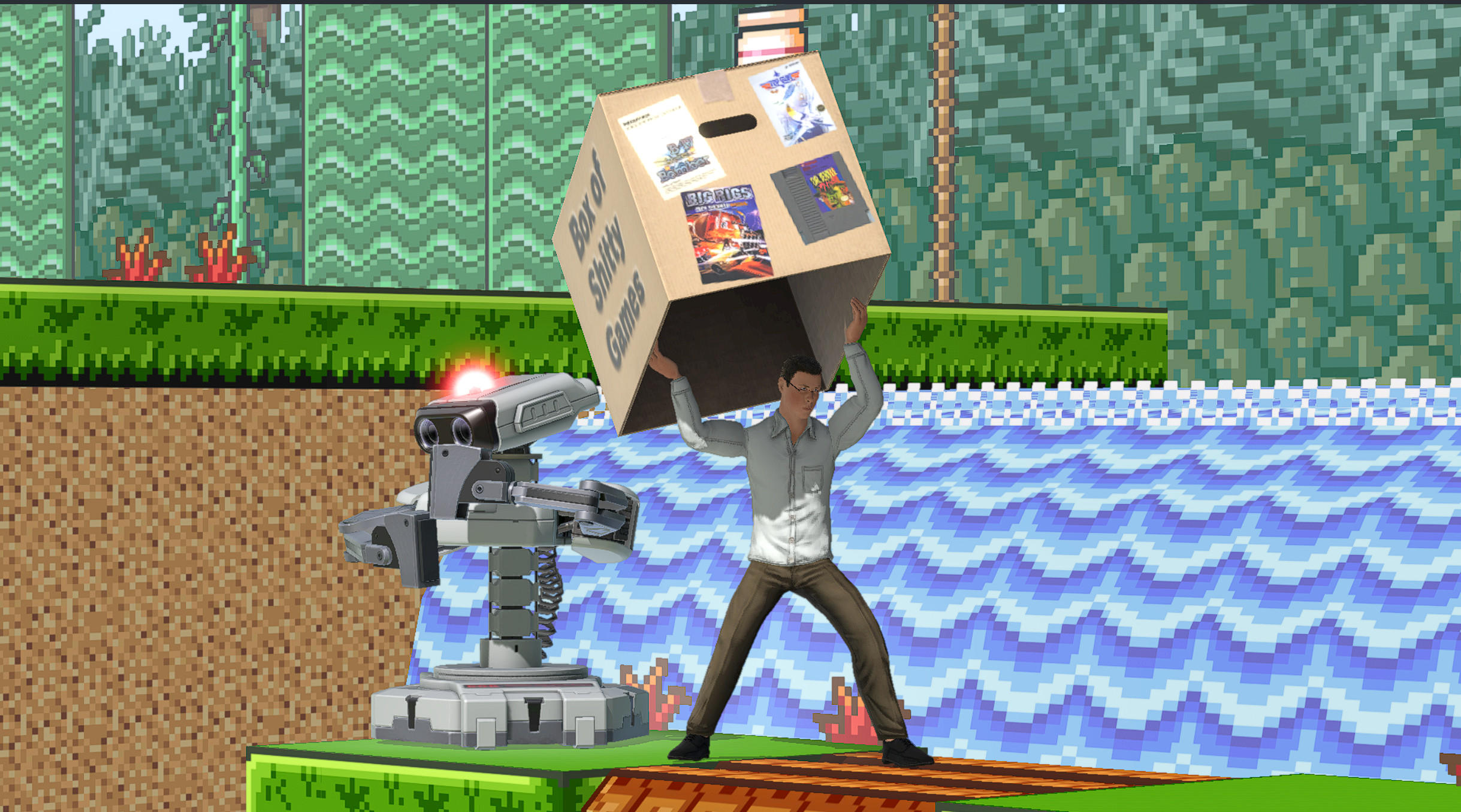 AVGN over Snake Mod for Super Smash Bros. Ultimate | SSBU Mods