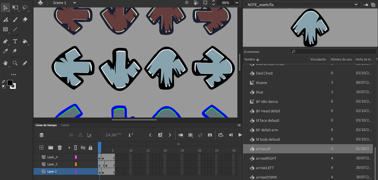 Evil Arrows RGB ON FNF:Corruption Psych Engine Mod for Friday Night ...