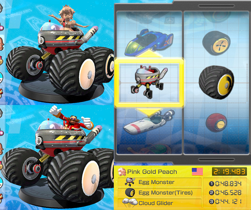 S&SASR - Dr. Eggman's Egg Monster in MK8 Mod for Mario Kart 8 | MK8 Mods