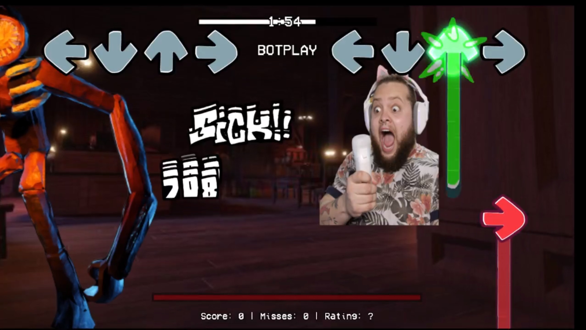 Bite Doors mix playable Mod for Friday Night Funkin' | FNF Mods