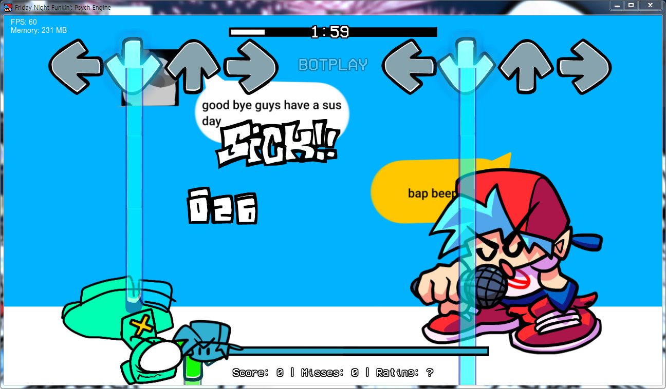 bye 4D(dsc) Mod for Friday Night Funkin' | FNF Mods