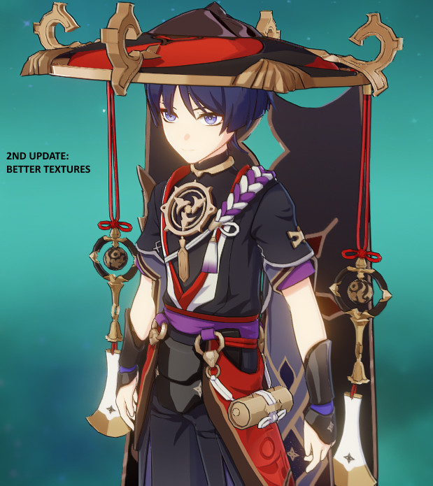 Scaramouche, 6th of Fatui Harbingers (Wanderer) Mod for Genshin Impact ...