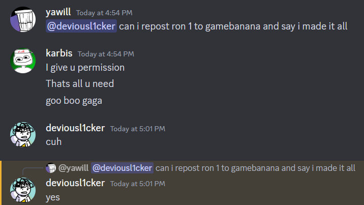 VS RON (cool guy) Mod for Friday Night Funkin' | FNF Mods