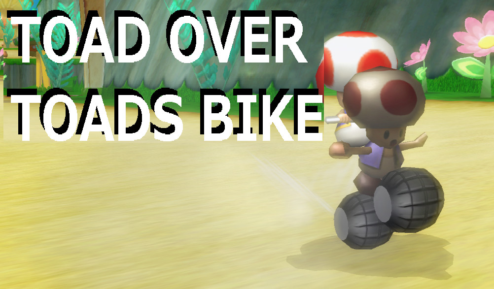 Toad over Toads bike Mod for Mario Kart Wii | MKWii Mods
