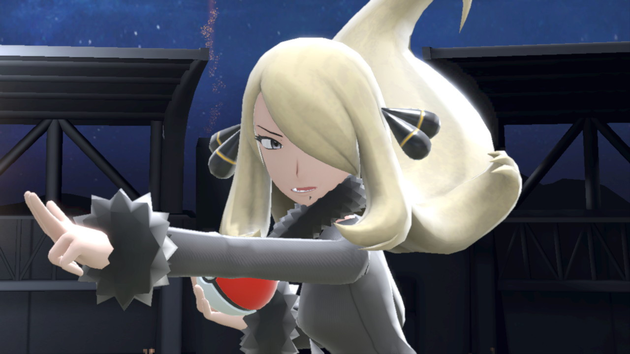 Cynthia over Pokemon Trainer Mod for Super Smash Bros. Ultimate | SSBU Mods