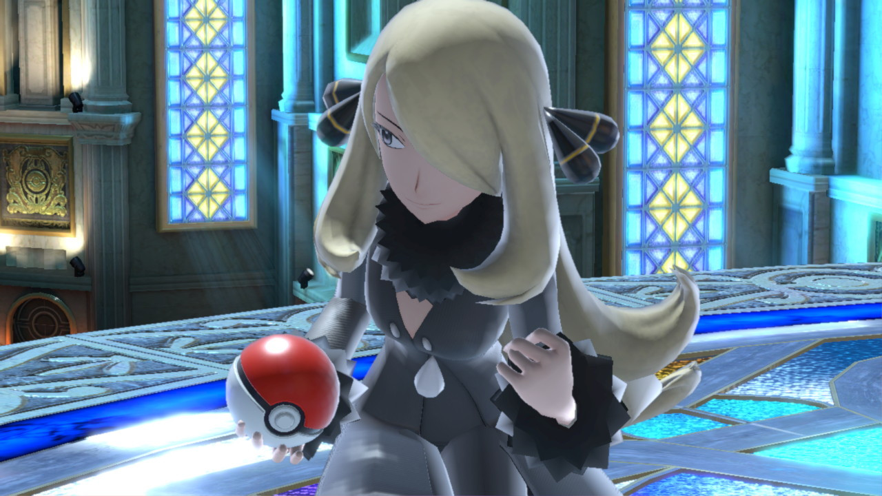 Cynthia over Pokemon Trainer Mod for Super Smash Bros. Ultimate | SSBU Mods
