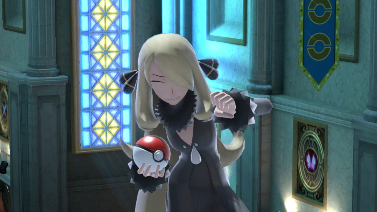 Cynthia over Pokemon Trainer Mod for Super Smash Bros. Ultimate | SSBU Mods