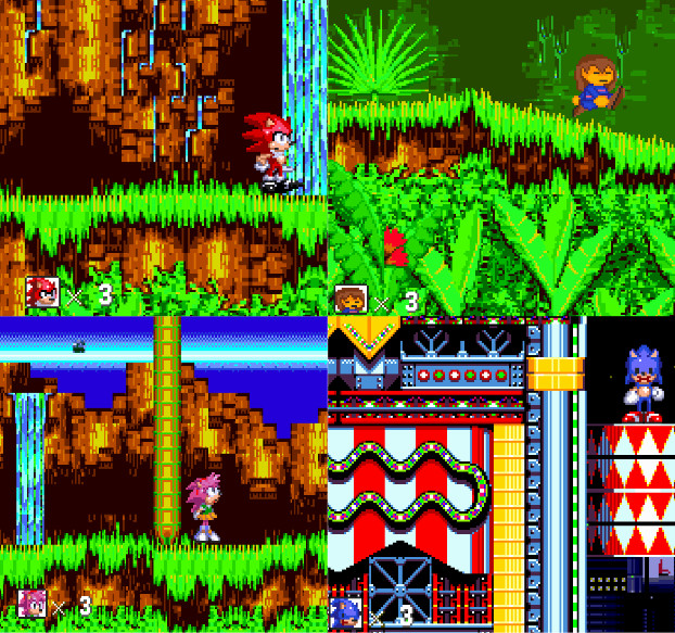 Master System/Game Gear Styled Hud Mod for Sonic 3 A.I.R. | S3AIR Mods