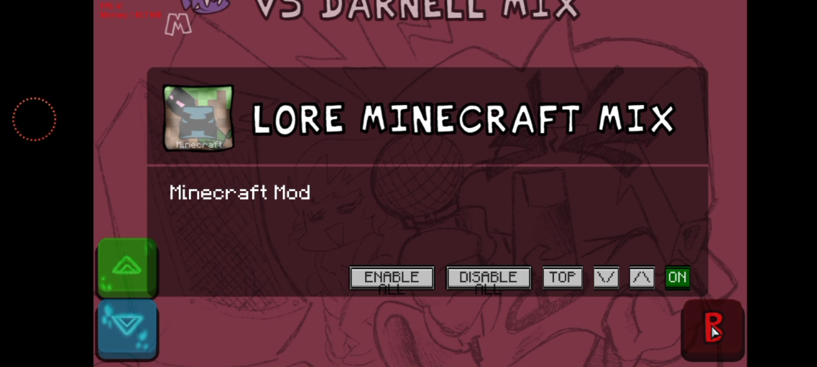Lore Mix [Stile/Reskin Minecraft] Mod for Friday Night Funkin' | FNF Mods