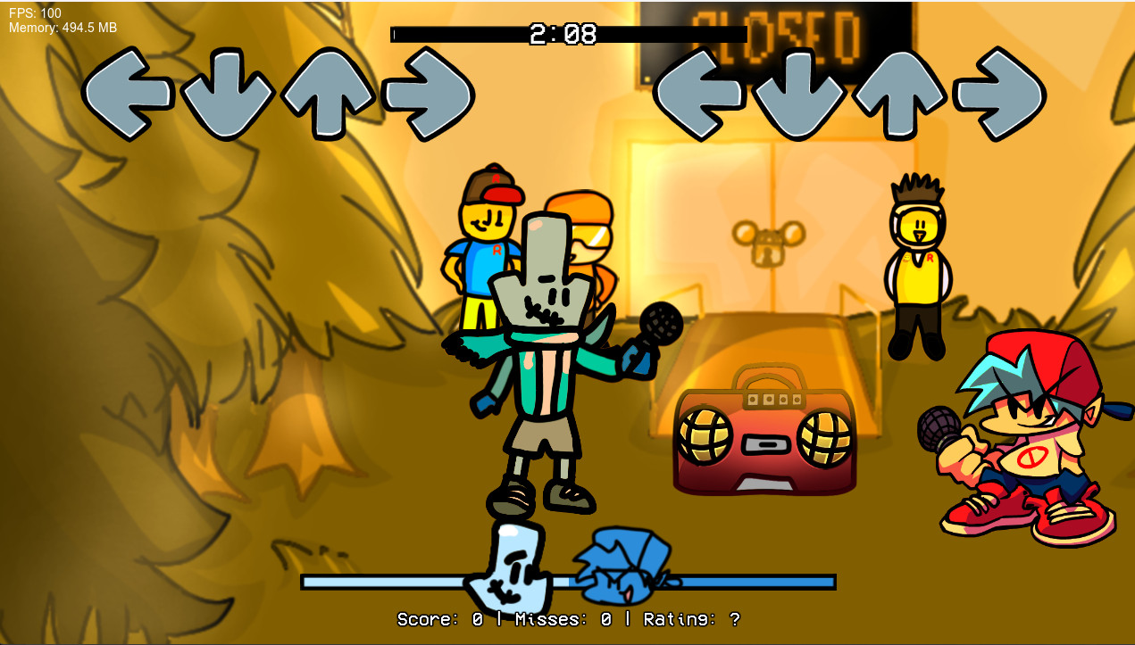 Friday Night Goatin' VS Game Goats Mod for Friday Night Funkin' | FNF Mods