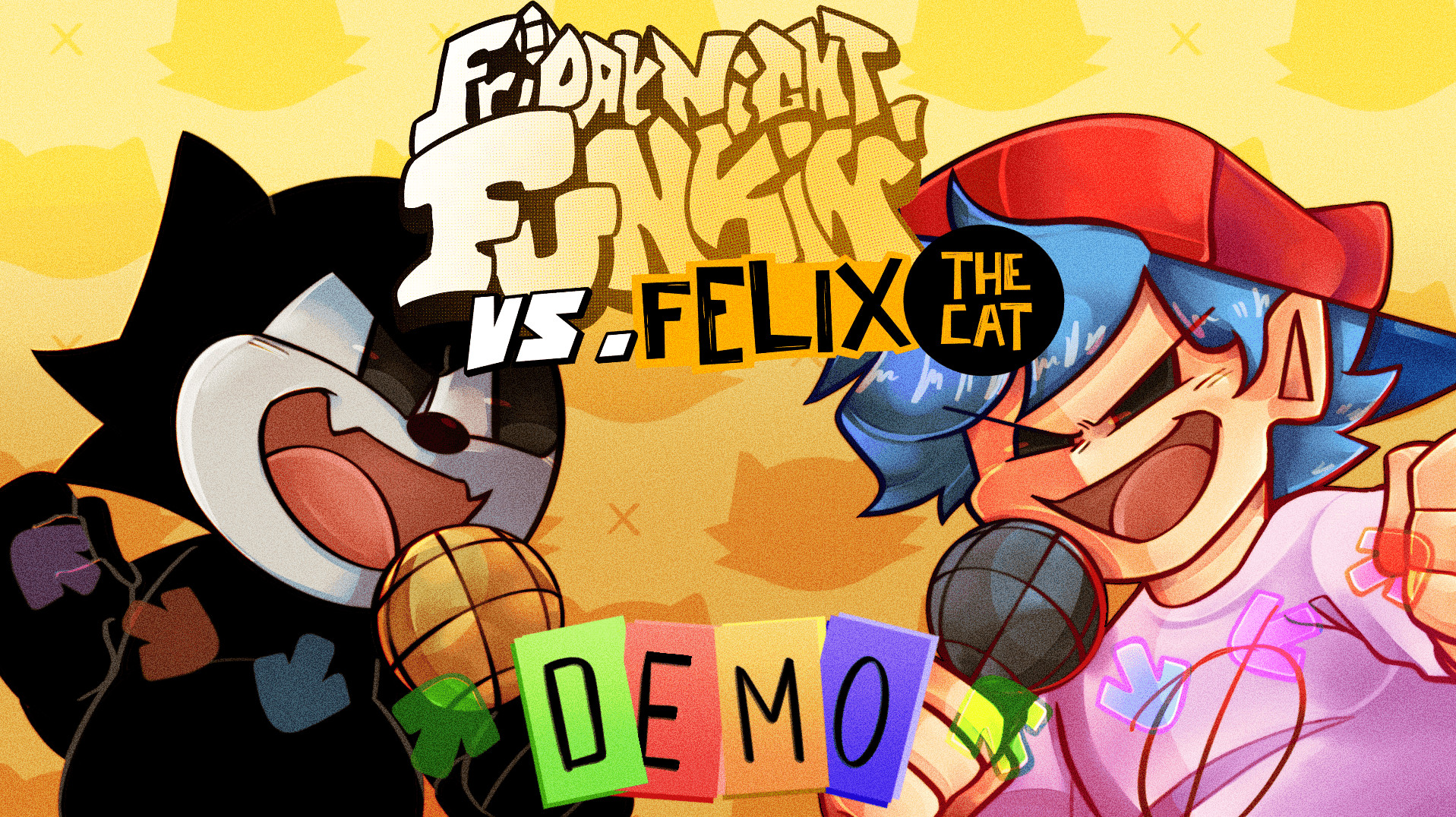 Vs. Felix The Cat DEMO Mod for Friday Night Funkin' | FNF Mods
