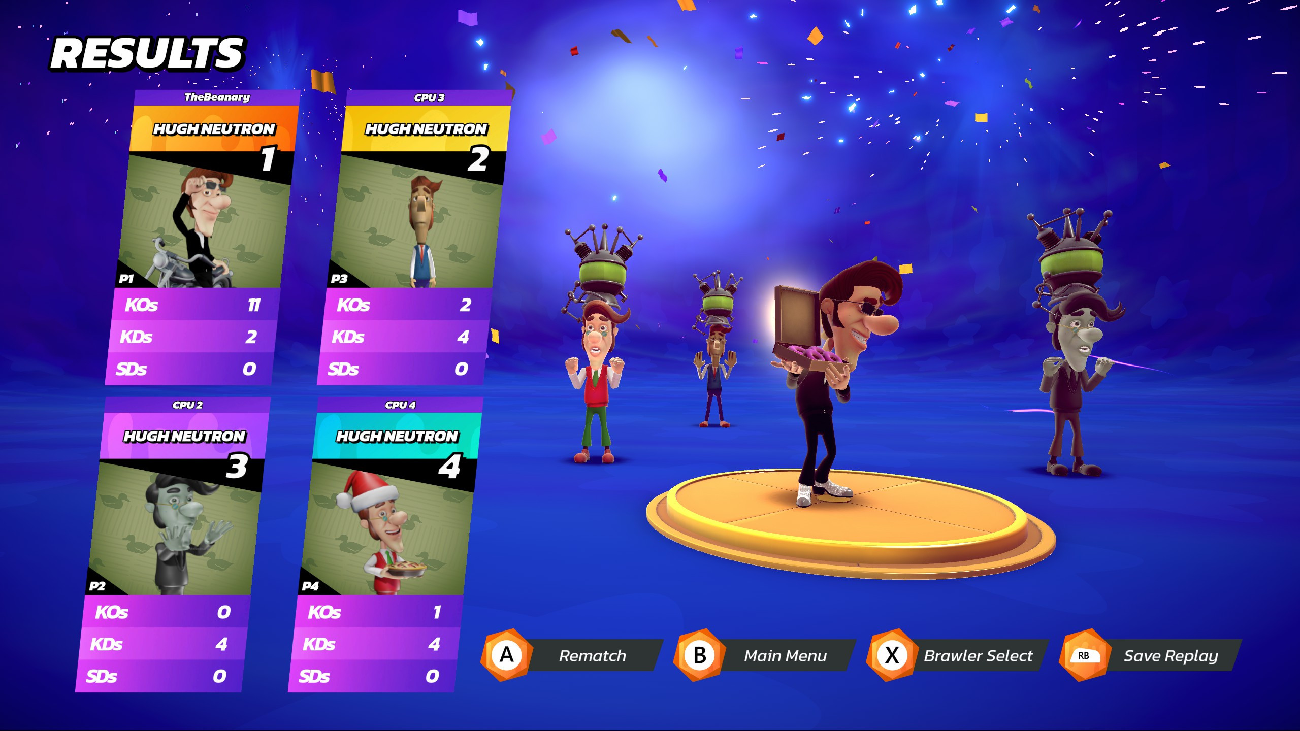 Cool Hugh Neutron Mod for Nickelodeon All-Star Brawl | NASB Mods