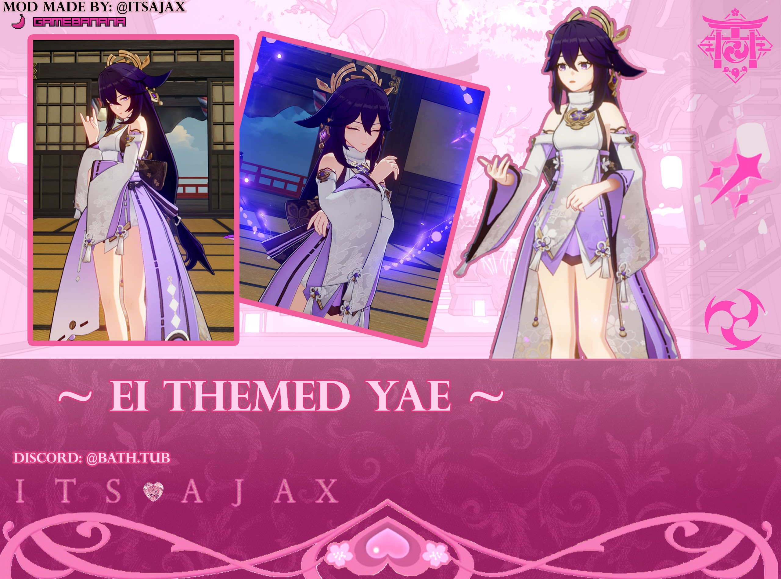 Ei Themed Yae Miko Mod for Genshin Impact | GI Mods