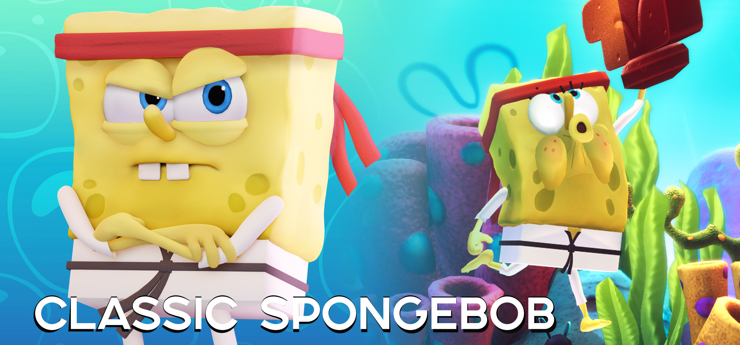 Classic SpongeBob Mod for Nickelodeon All-Star Brawl | NASB Mods