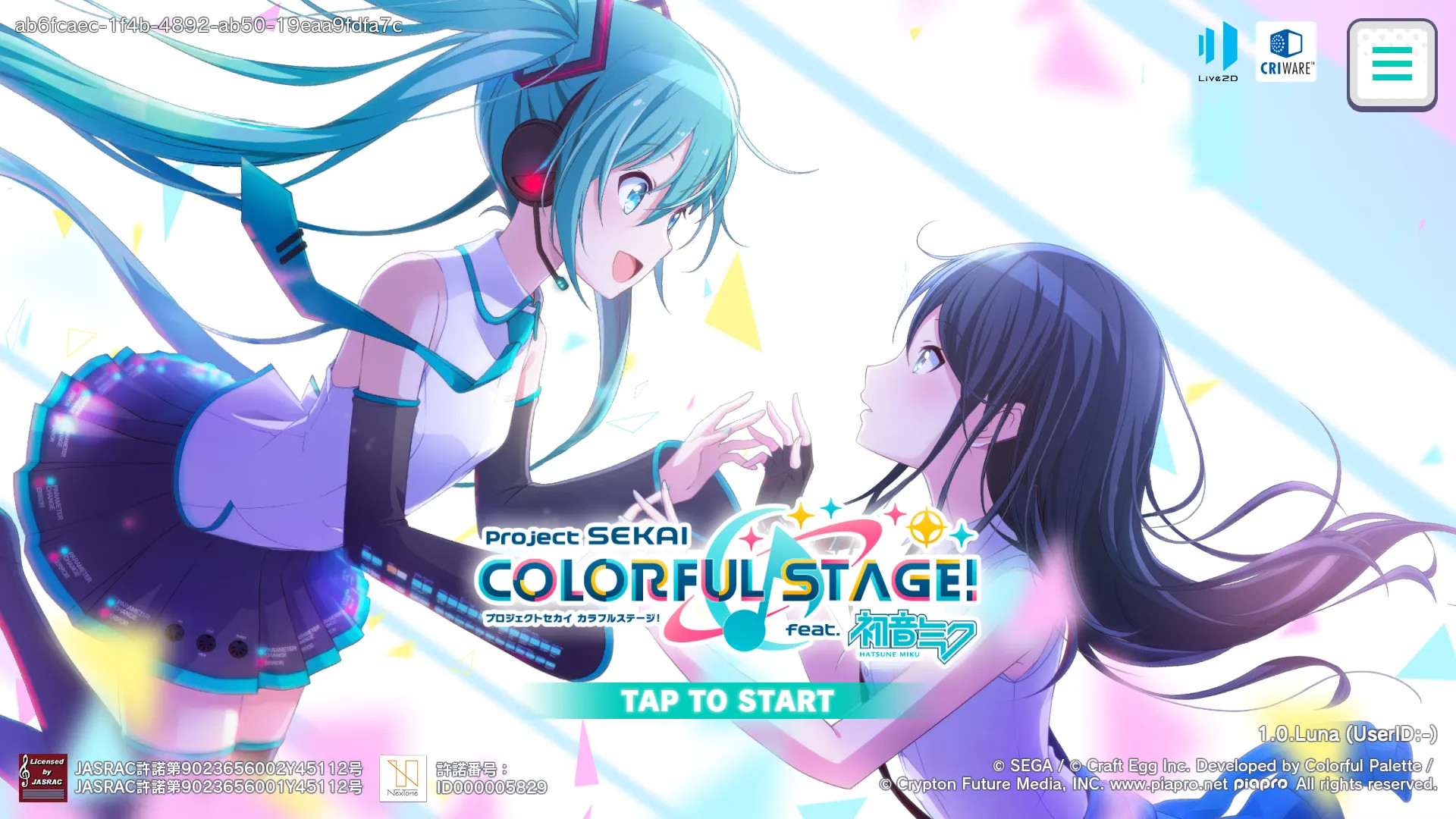 Project Sekai Title Theme over Main Menu Mod for Hatsune Miku: Project ...