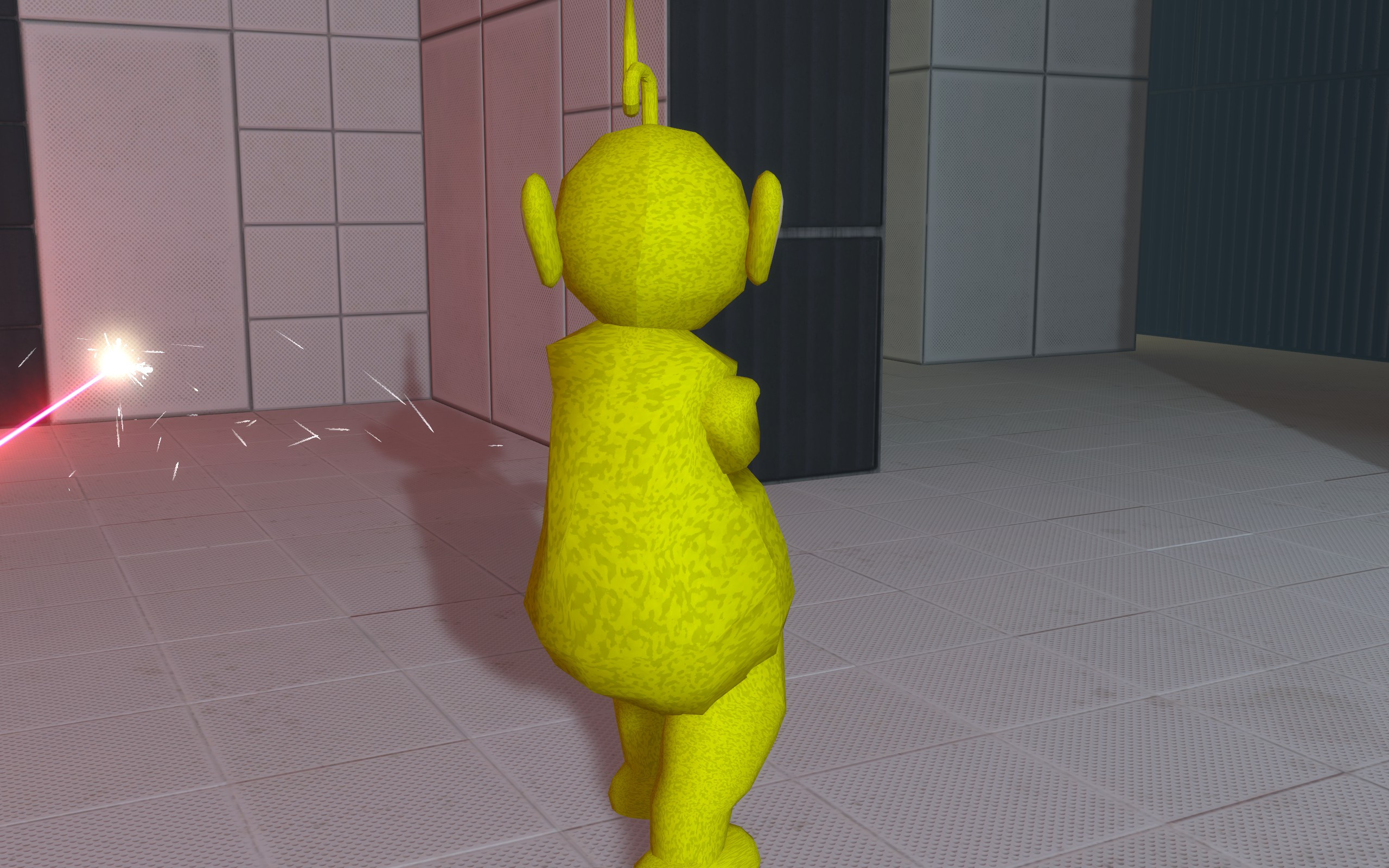 Teletubby as Chell Mod for Portal 2 | P2 Mods