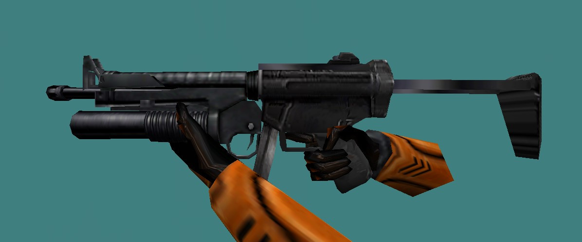 HUD mp5sd with m4 handguard and stuff Mod for Half-Life | HL Mods