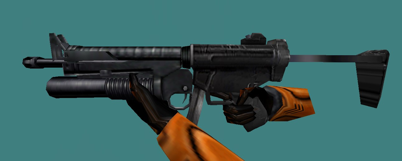 HUD mp5sd with m4 handguard and stuff Mod for Half-Life | HL Mods
