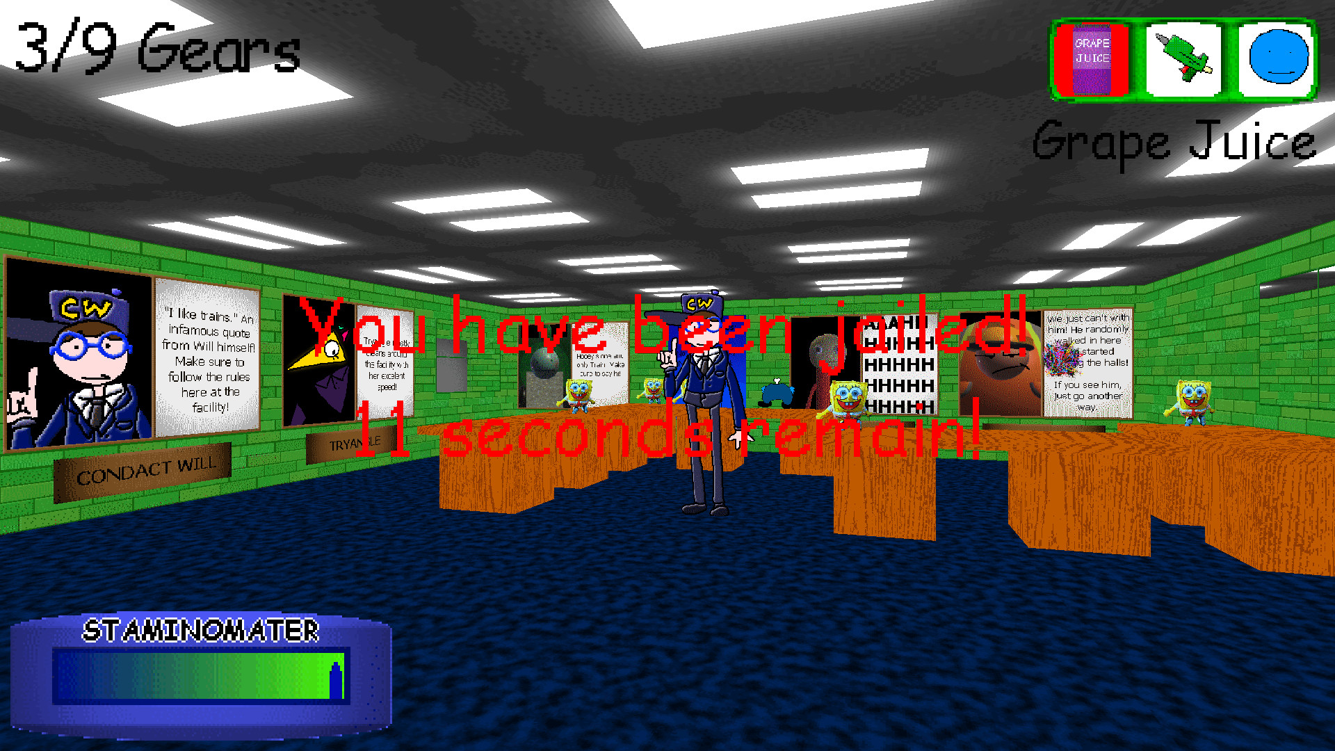 Hooey's Fantastic Train Facility Mod for Baldi's Basics | Baldi Mods