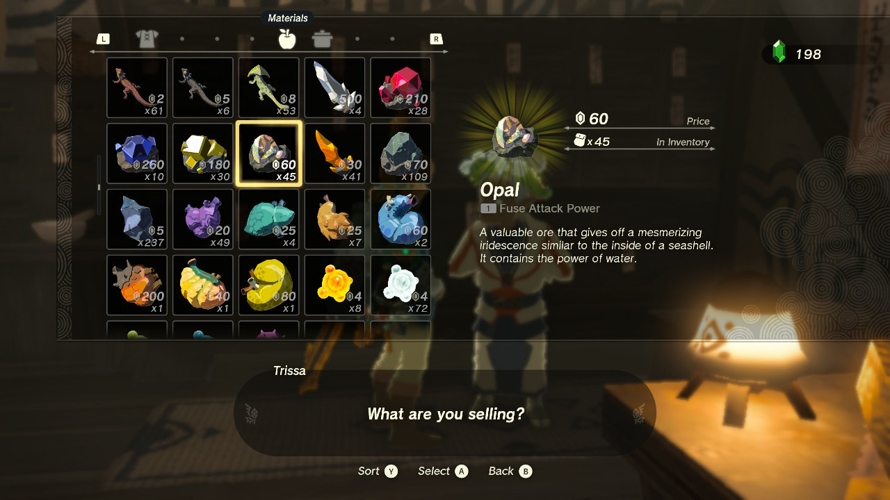 Original Gem Prices Mod for The Legend of Zelda: Tears of the Kingdom ...