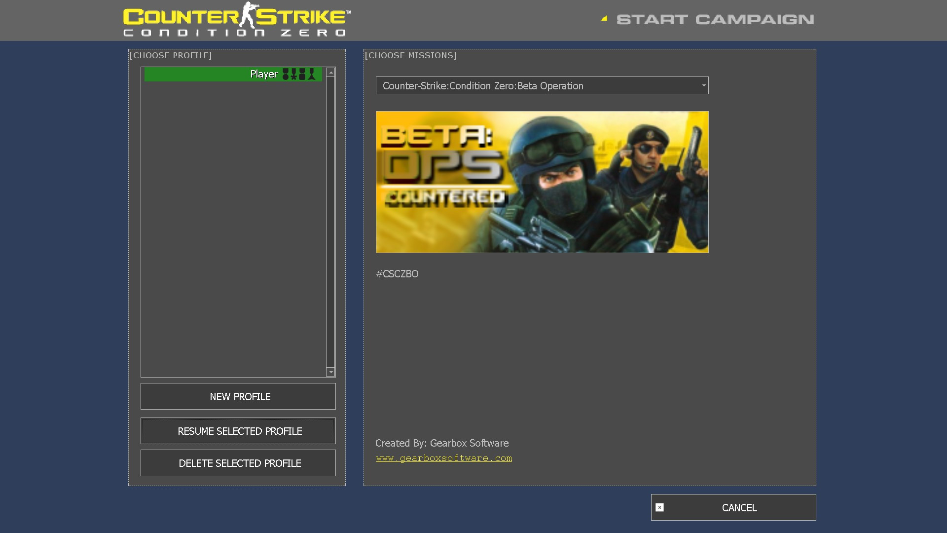 :Beta Operation ( BETTER CAMPAIN ART) Mod for Counter-Strike: Condition ...