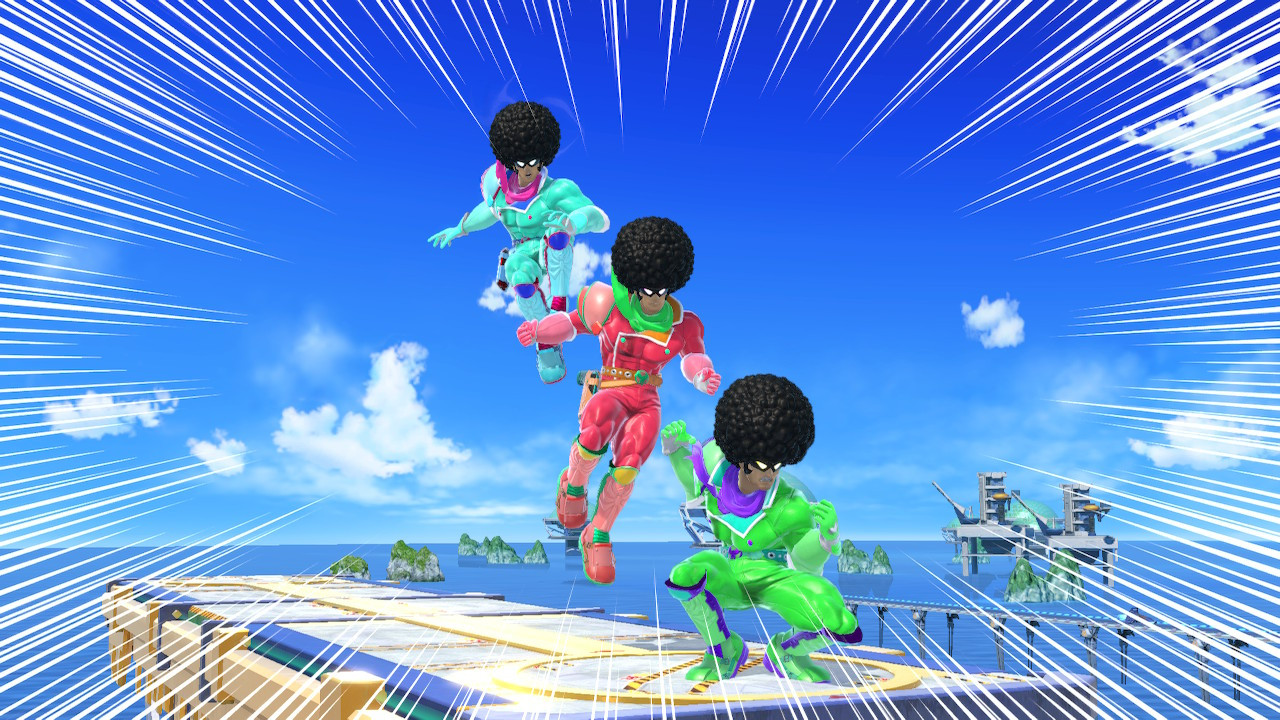 Afro Falcon Recolors (Captain Falcon) Mod for Super Smash Bros ...