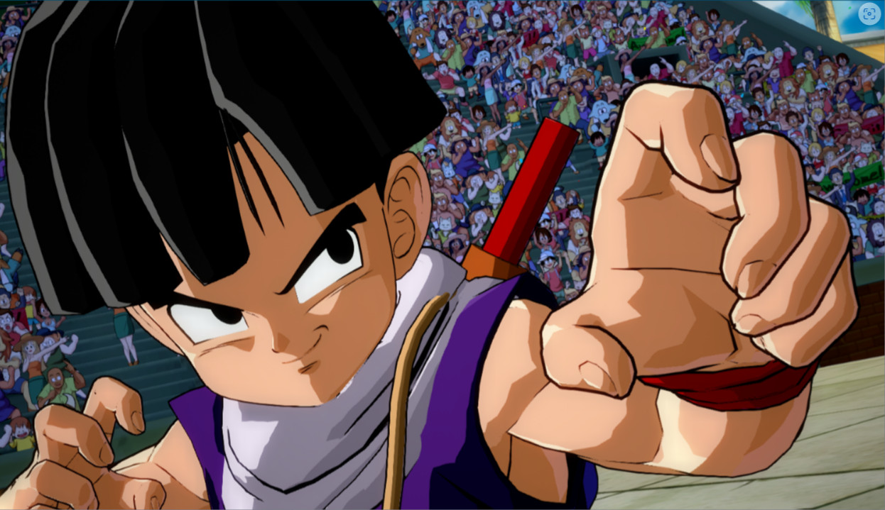 Kid Gohan over GT Goku Mod for Dragon Ball FighterZ | DB:FZ Mods