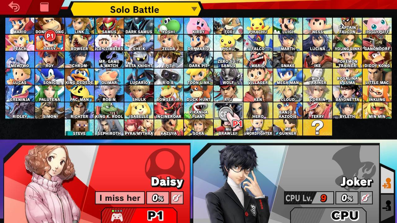 Haru over Daisy Mod for Super Smash Bros. Ultimate | SSBU Mods